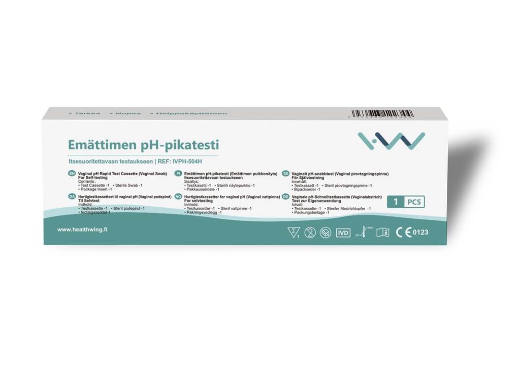 H&W Vaginal pH Rapid Test Cassette (Vaginal Swab) - H&W Biotech